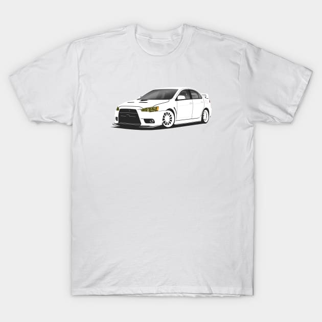 Mitsubishi Lancer Evo X - Mitsubishi - T-Shirt | TeePublic