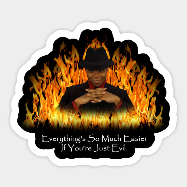 Nostalgia Critic: The Devil - Satan - Sticker | TeePublic
