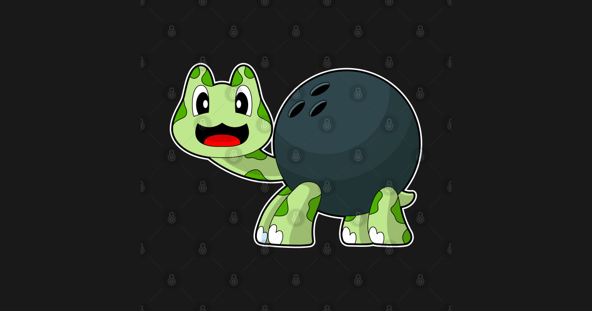 Turtle Bowling Bowling ball - Bowling - T-Shirt | TeePublic