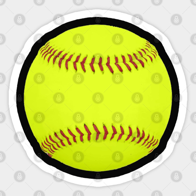 Softball - Softball - Sticker | TeePublic
