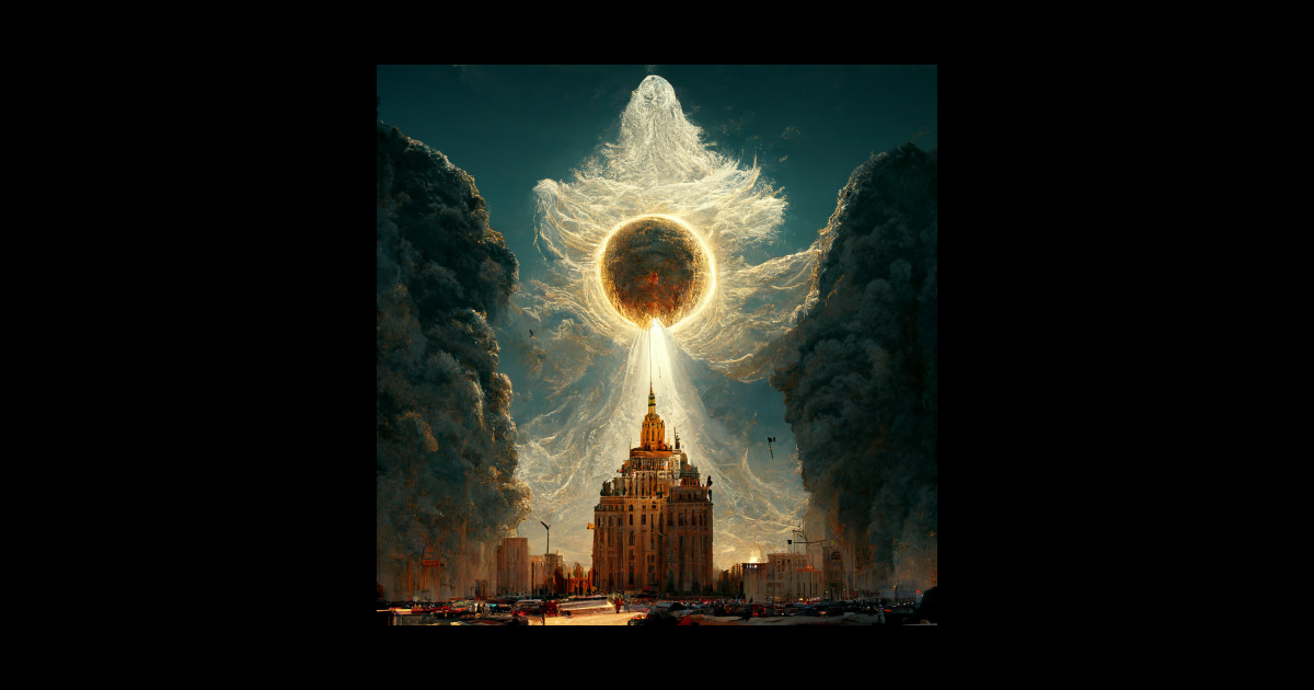 Rapture Comes | Eclipsed - Abstract - Sticker | TeePublic