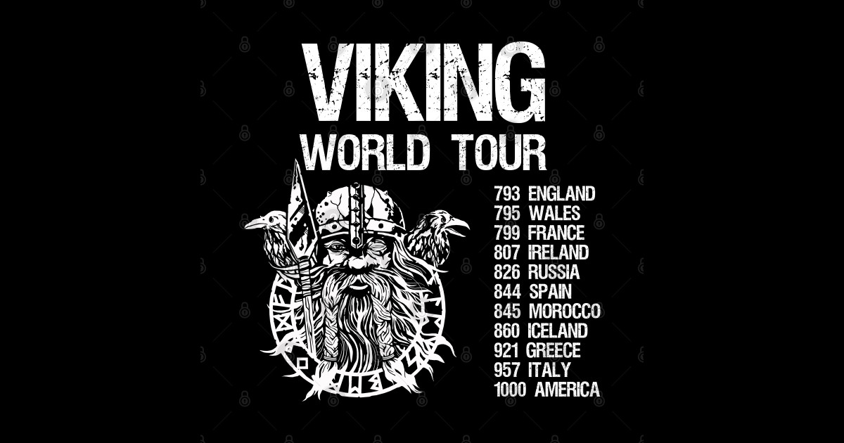 Viking World Tour - Viking World Tour - Sticker | TeePublic