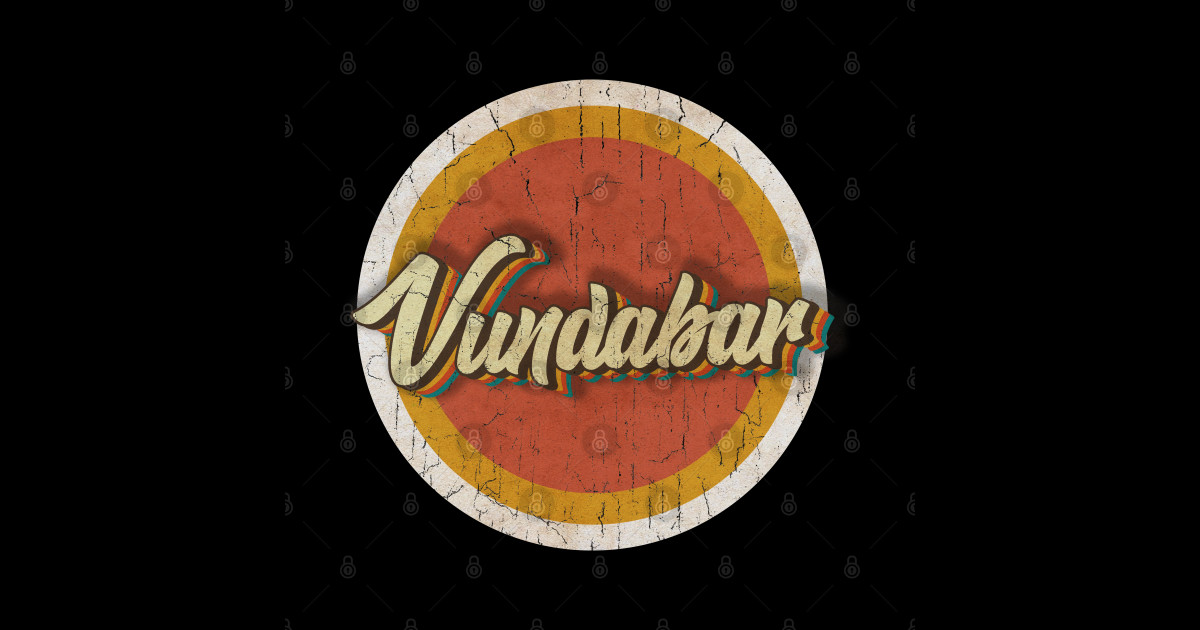 circle vintage Vundabar - Vundabar - Sticker | TeePublic
