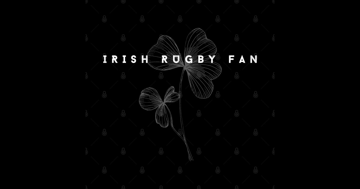 Minimalist Rugby #002 - Ireland Rugby Fan - Ireland Rugby - Sticker ...