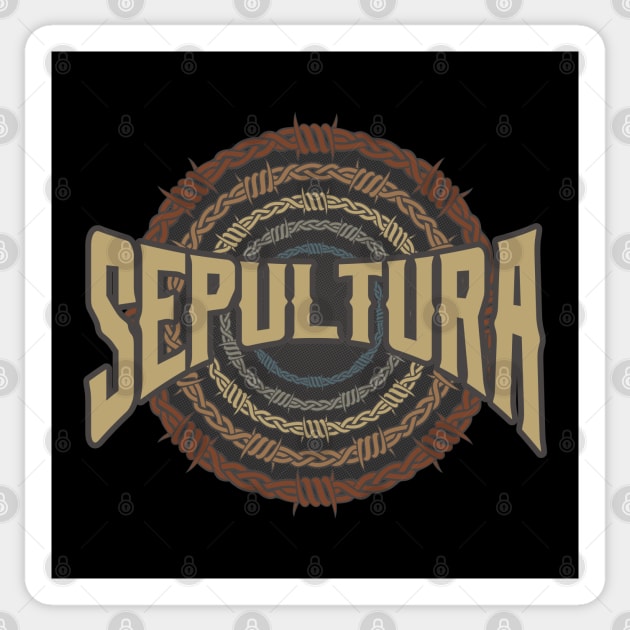 Sepultura Barbed Wire - Musician - Sticker | TeePublic