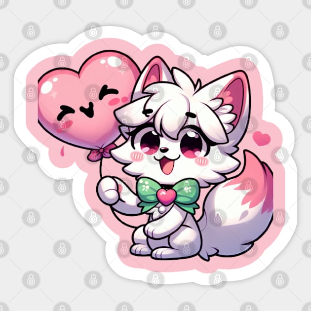 kawaii cute II - Cat - Sticker | TeePublic
