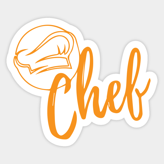 chef hat - Chef Hat Spatula And Rolling - Sticker | TeePublic