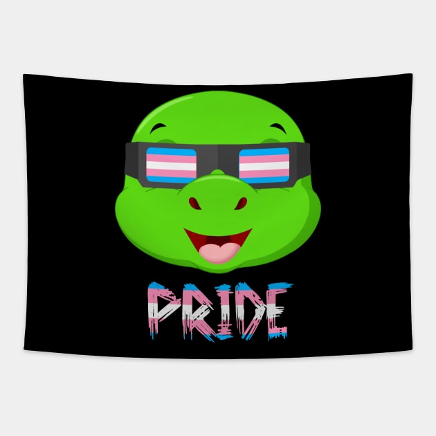 Turtle Transgender Flag Lgbt - Turtle Transgender - Tapestry | TeePublic