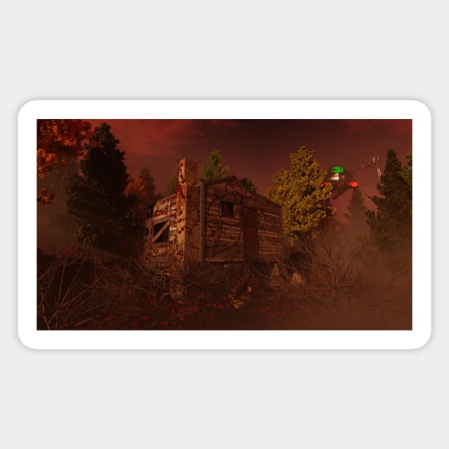 The Red Weed - The War Of The Worlds - Sticker | TeePublic
