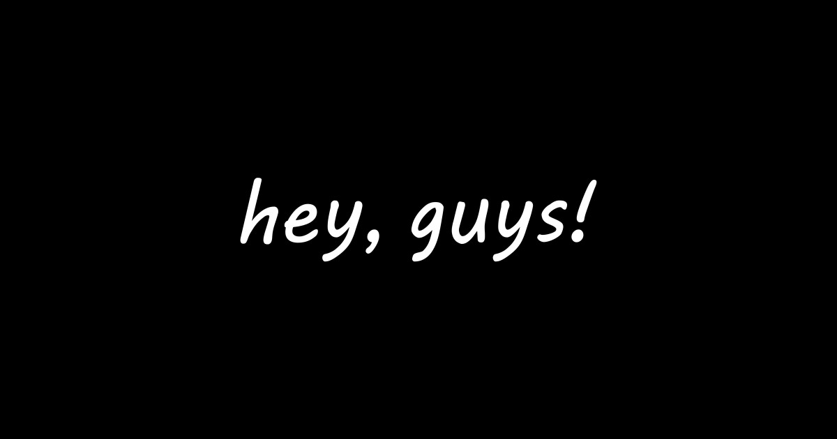 hey guys - Hey You - Sticker | TeePublic