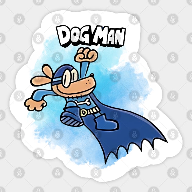 DogMan Fun Tee - Dogman - Sticker | TeePublic