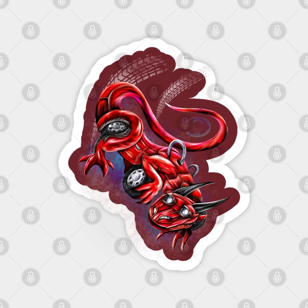 Miata dragon - Dragon - Magnet | TeePublic