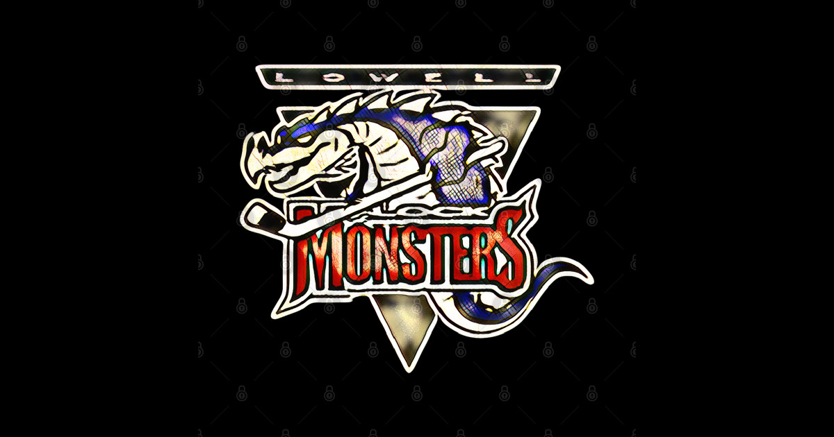 Lowell Lock Monsters Hockey - Lowell Lock Monsters - Sticker | TeePublic