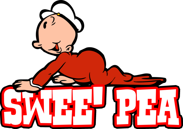 Swee' Pea from Popeye - Popeye - Kids T-Shirt | TeePublic