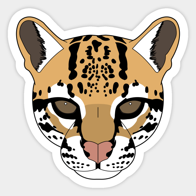 Ocelote - Ocelot - Sticker | TeePublic