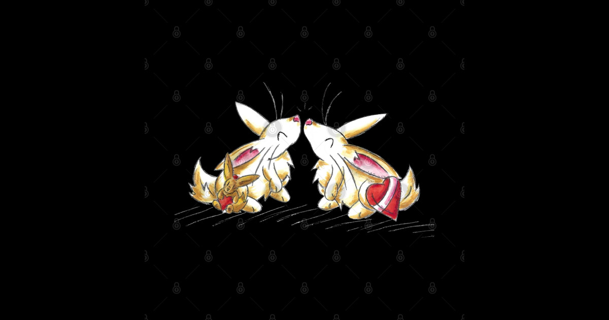 February Rabbits - Valentines Day - Sticker | TeePublic