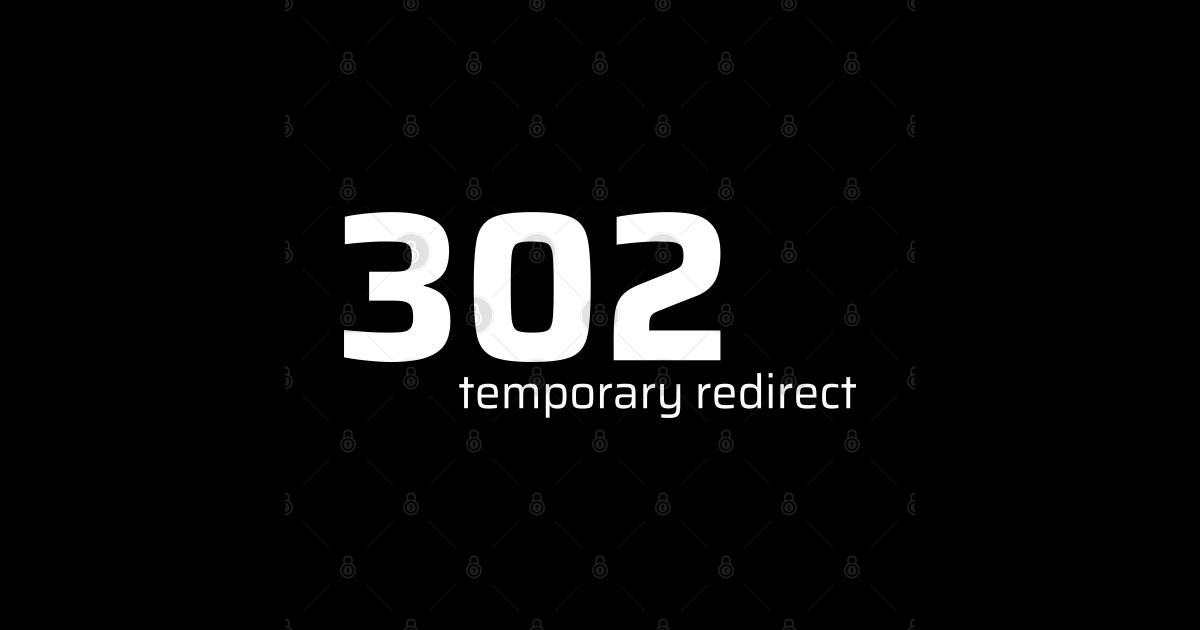 302 Temporary Redirect - Https Status Code - Sticker | TeePublic