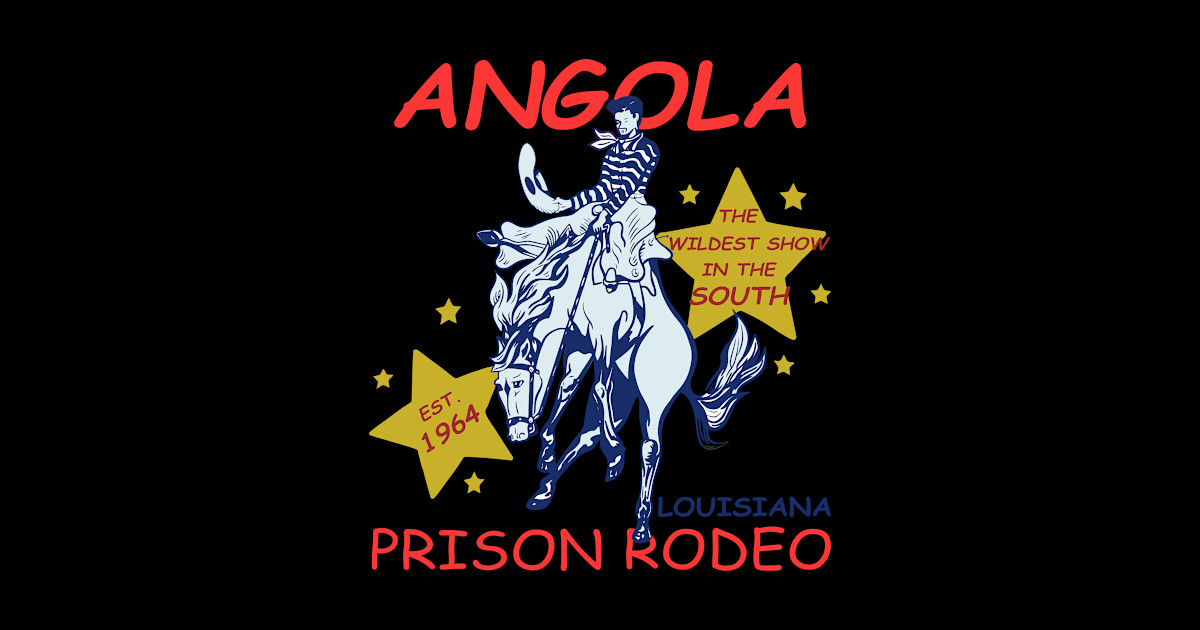 Angola Prison Rodeo Vintage Rodeo Art - Angola Prison Rodeo - Posters ...