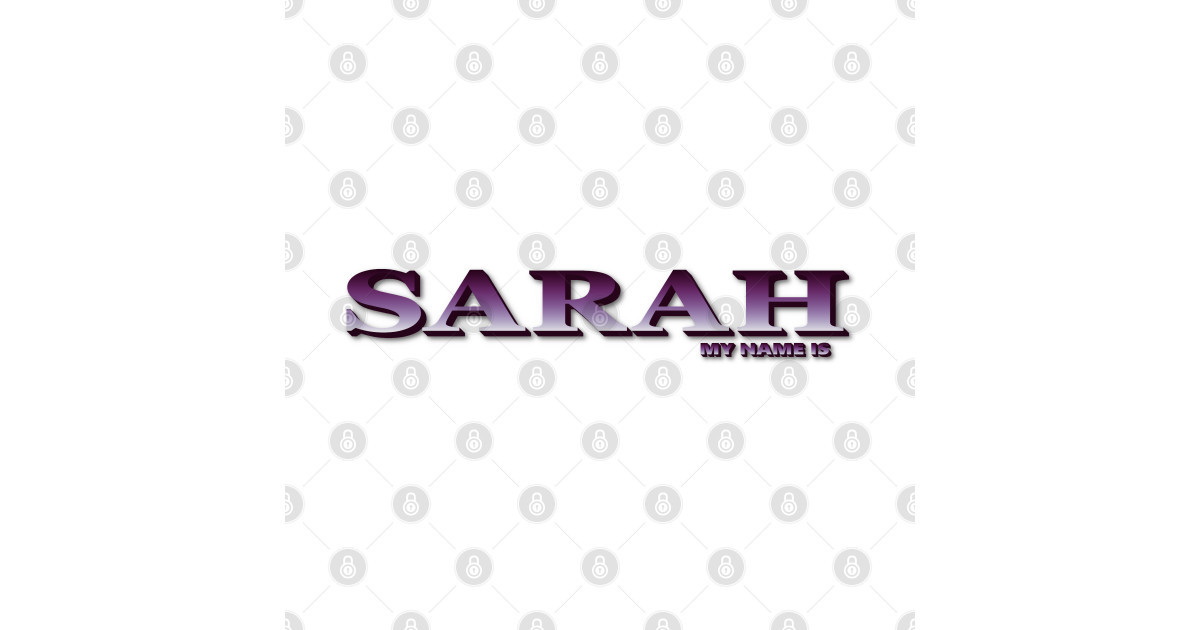 SARAH. MY NAME IS SARAH. SAMER BRASIL - Sarah - T-Shirt | TeePublic
