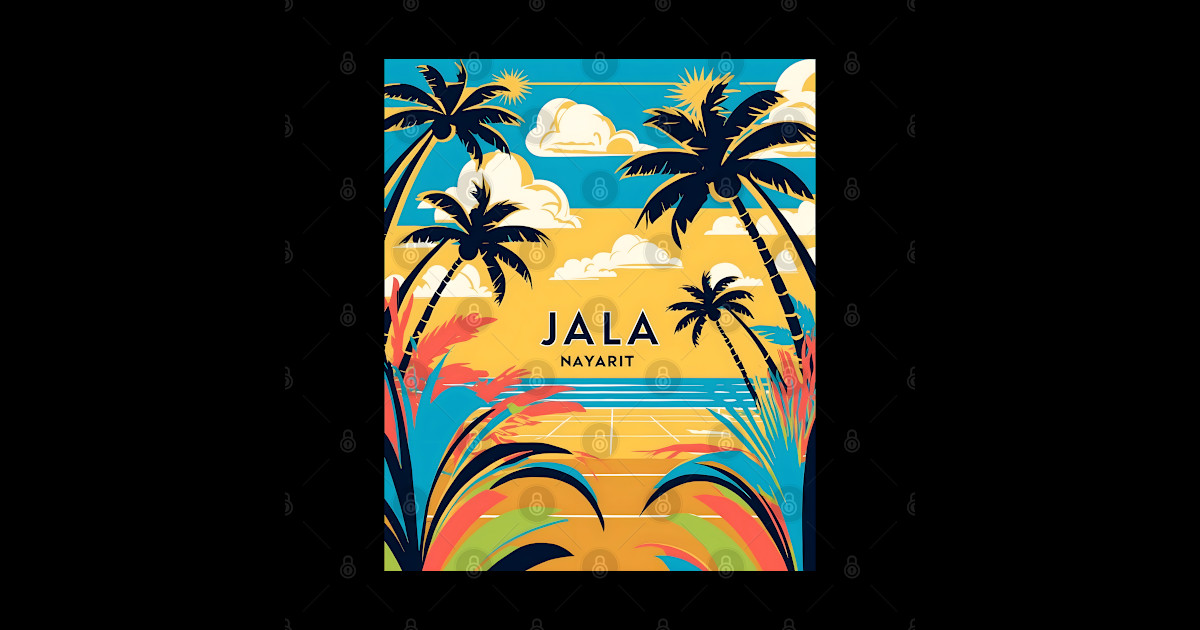 Jala Nayarit Mexico Vintage Tourism Travel - Mexico - Sticker | TeePublic