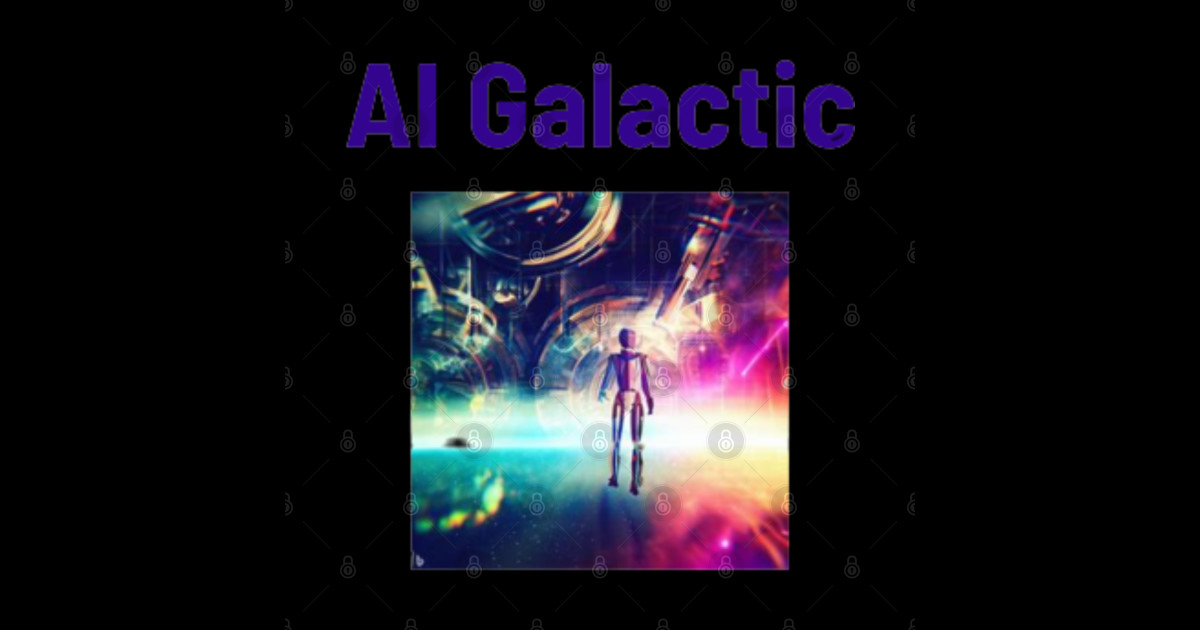 AI Galactic - Ai - Sticker | TeePublic