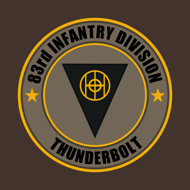 83rd Infantry Division Patch Thunderbolt (Front & Back logo) - 83rd ...