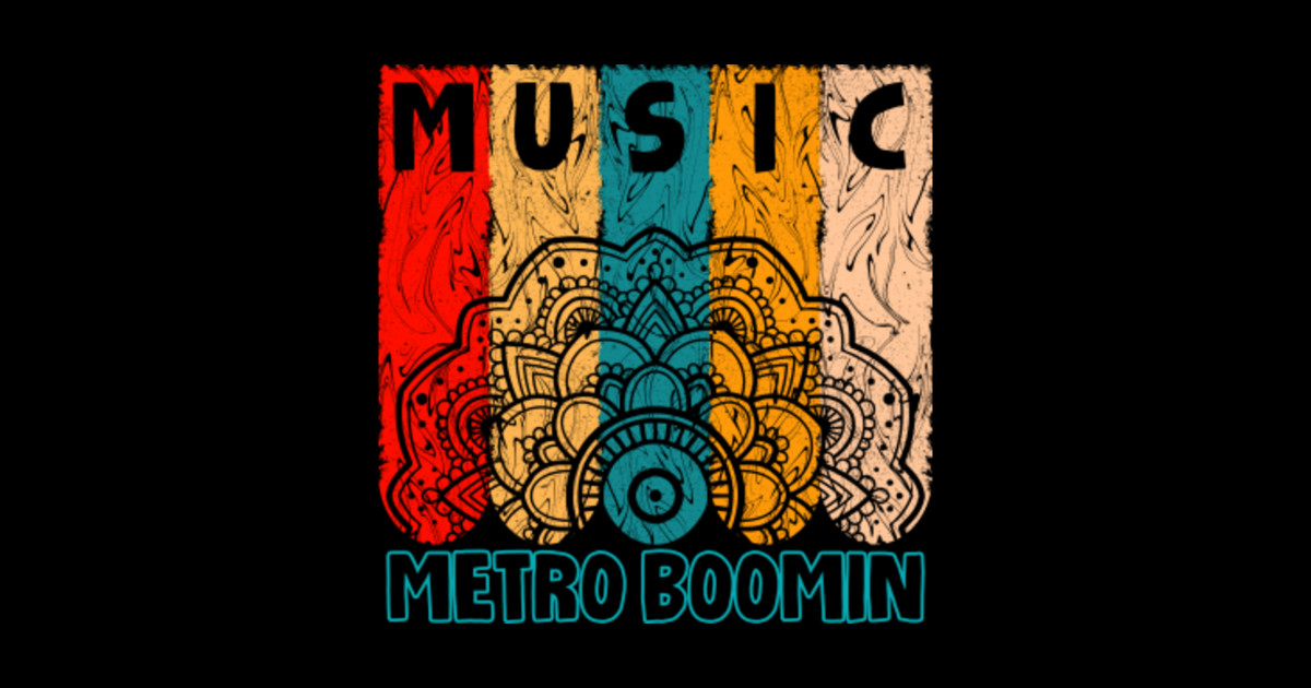 Metro Boomin || Vintage Retro Mandala - Metro Boomin - Sticker | TeePublic