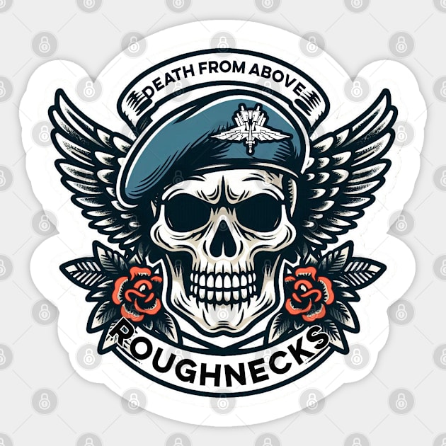 Roughnecks Tattoo V2 - Starship Troopers - Sticker | TeePublic