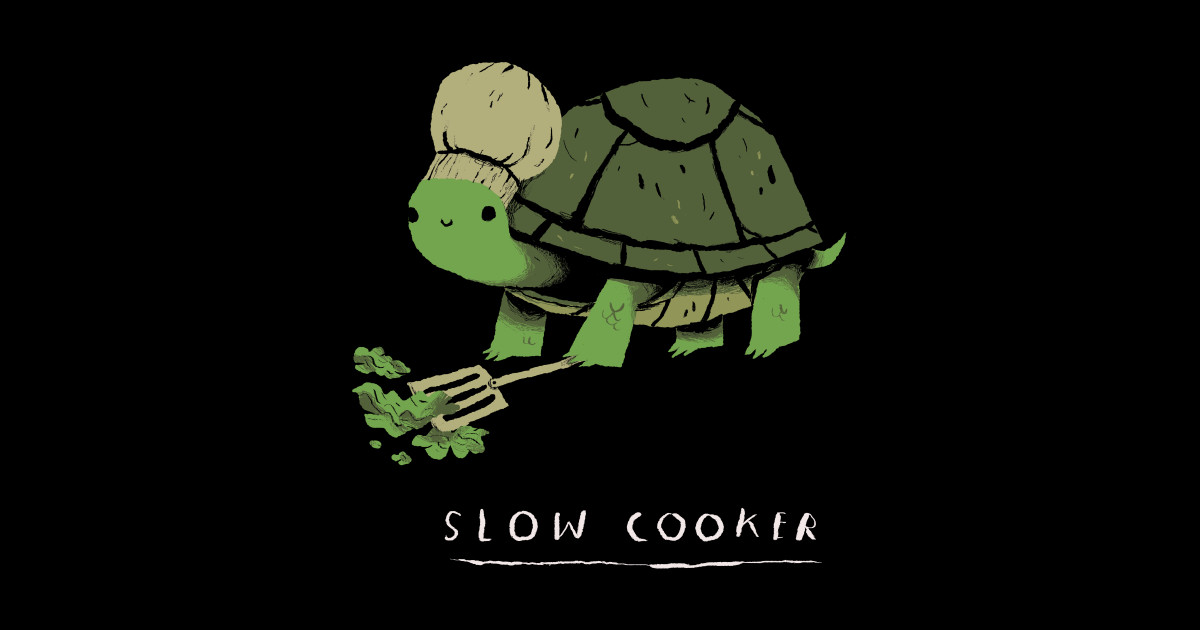 slow cooker turtle shirt - Turtle - Posters and Art Prints | TeePublic