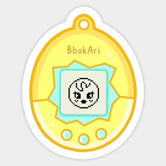Tamagotchi BbokAri - Felix - Stray Kids - Kpop Meme - Sticker | TeePublic