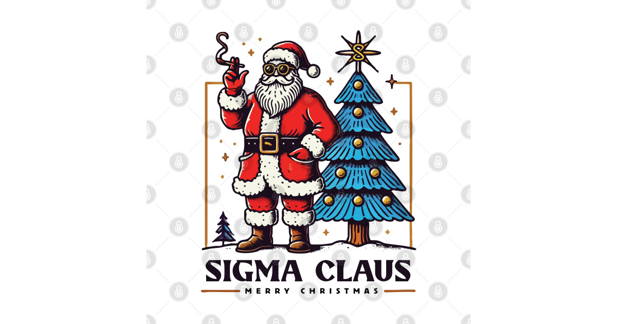 Sigma Claus - Revolutionary Style - Santa Claus - T-Shirt | TeePublic