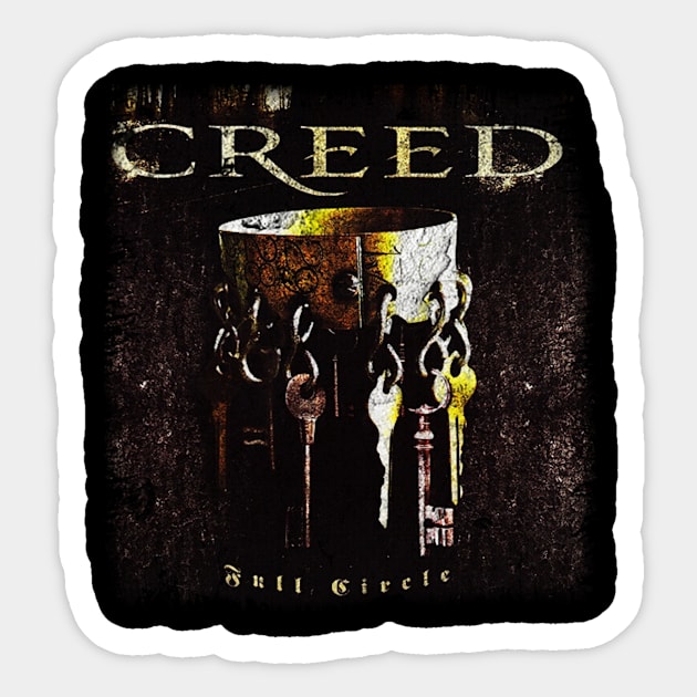 creed vintage Art - Creed - Sticker | TeePublic