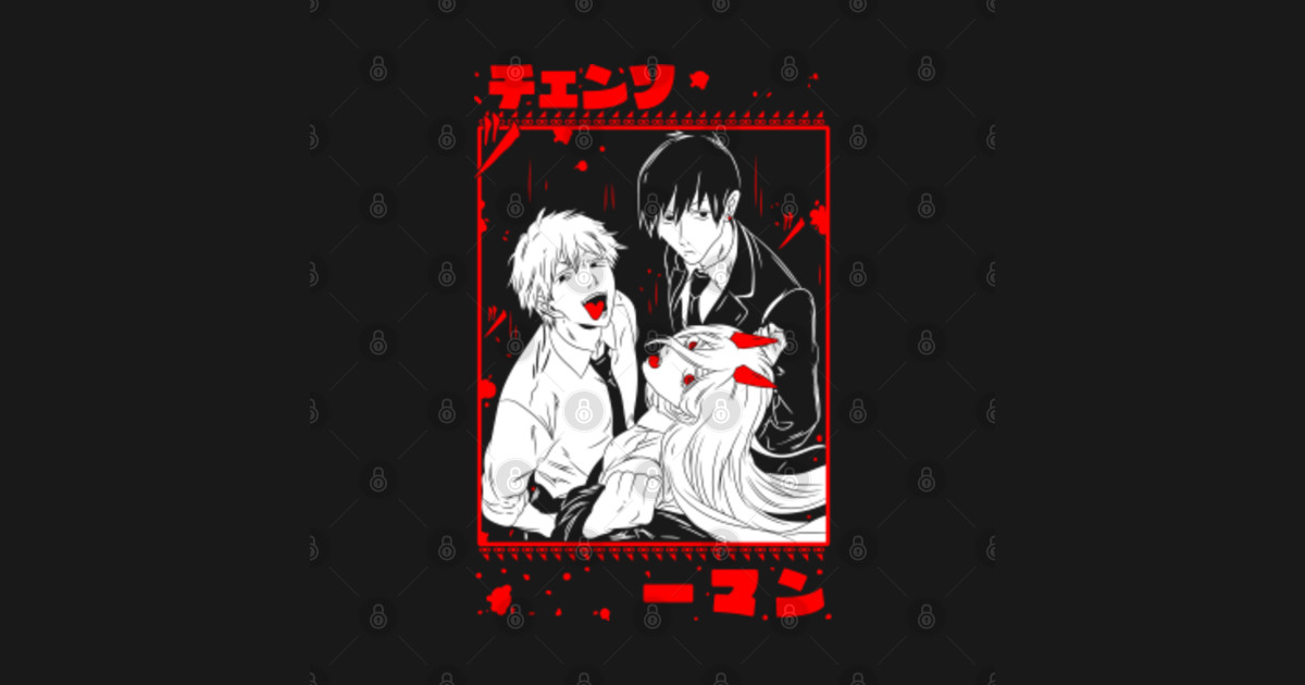 CSM Devil Crew Anime Fanart - Anime And Manga - T-Shirt | TeePublic