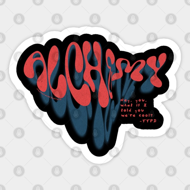 The Alchemy - The Tortured Poets Department TShirt - Ttpd - Sticker ...