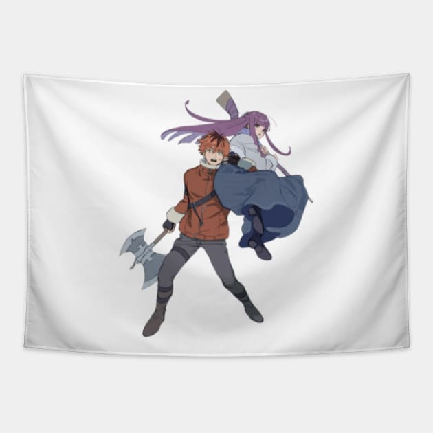 Fern and Stark – Beyond Journey’s End Anime Duo - Frieren - Tapestry ...