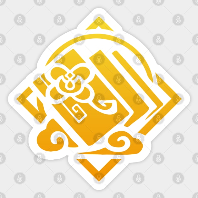Genshin Impact Yun Jin Emblem - Genshin Impact - Sticker | TeePublic