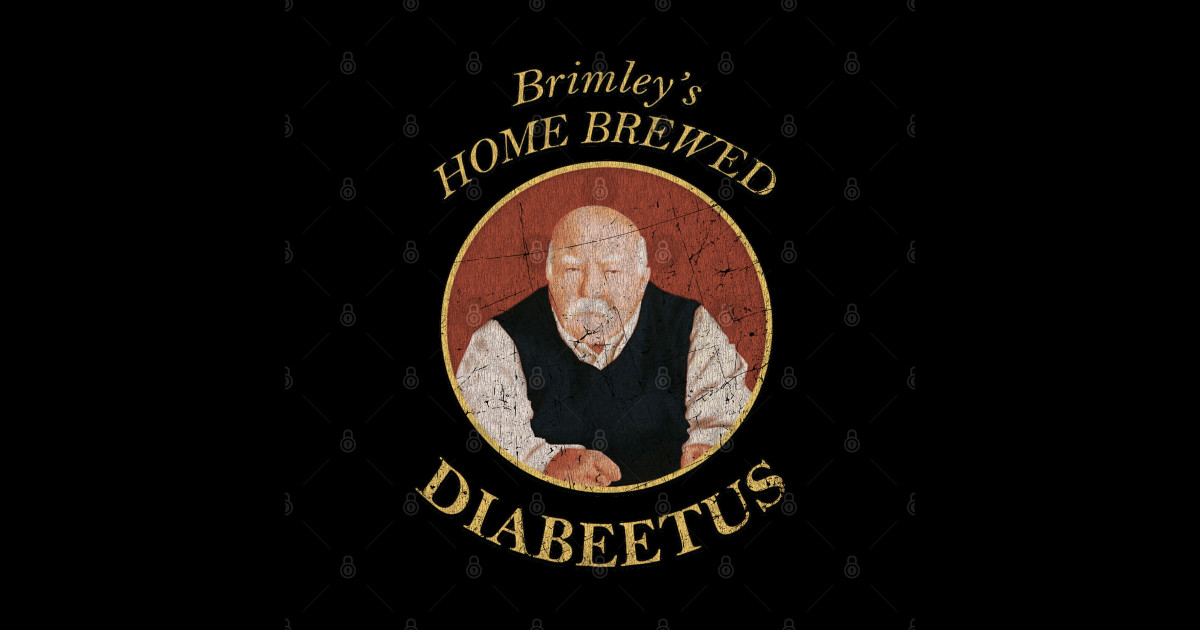 Wilford Brimley Vintage Style - Diabeetus - Sticker | TeePublic