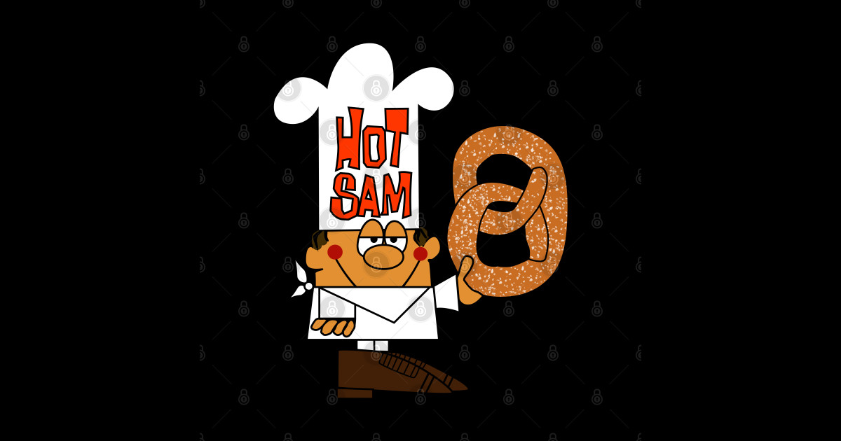 Hot Sam Vintage Mall Soft Pretzel Shop - Hot Sam - Hat | TeePublic