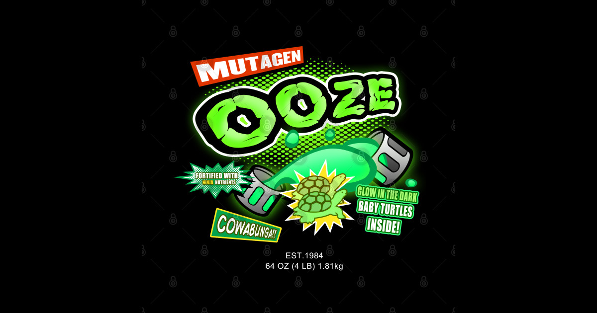 Mutagen Ooze - Ninja Turtles - Sticker | TeePublic