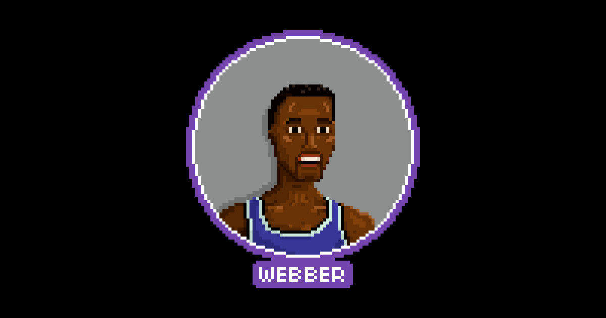 Webber - Sacramento Kings - Sticker | TeePublic