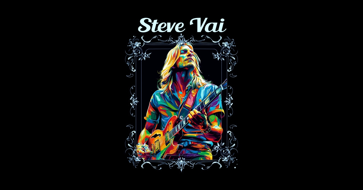 STEVE VAI MUSICIAN FAN ART - Steve Vai Musician Fan Art - Sticker ...