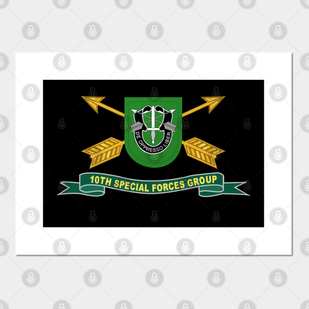 10th Special Forces Group - Flash w Br - Ribbon X 300 - 10th Special ...