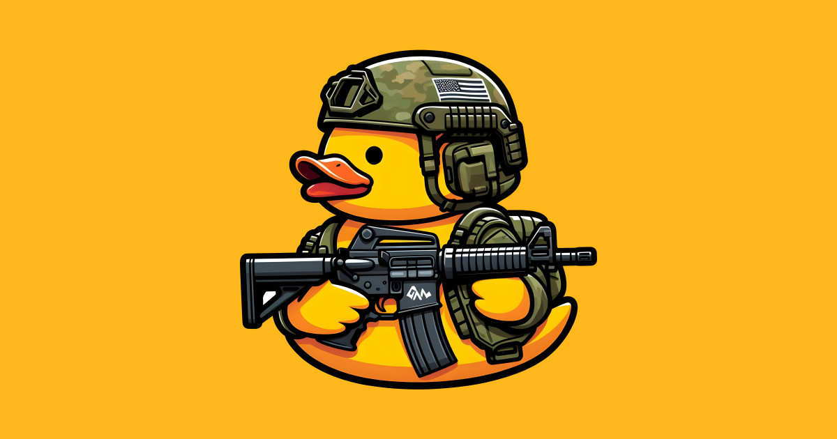 tactical Rubber Duck - Rubber Duck - T-Shirt | TeePublic