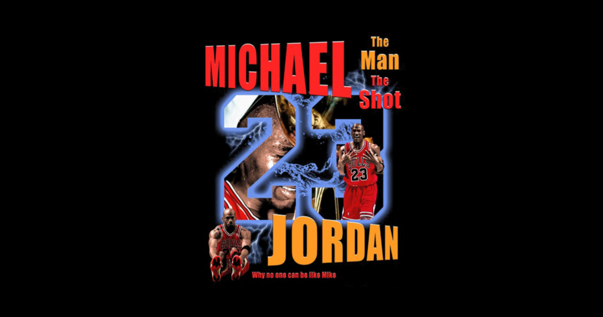 Michael Jordan The Man The Shot - Michael Jordan - Socks | TeePublic