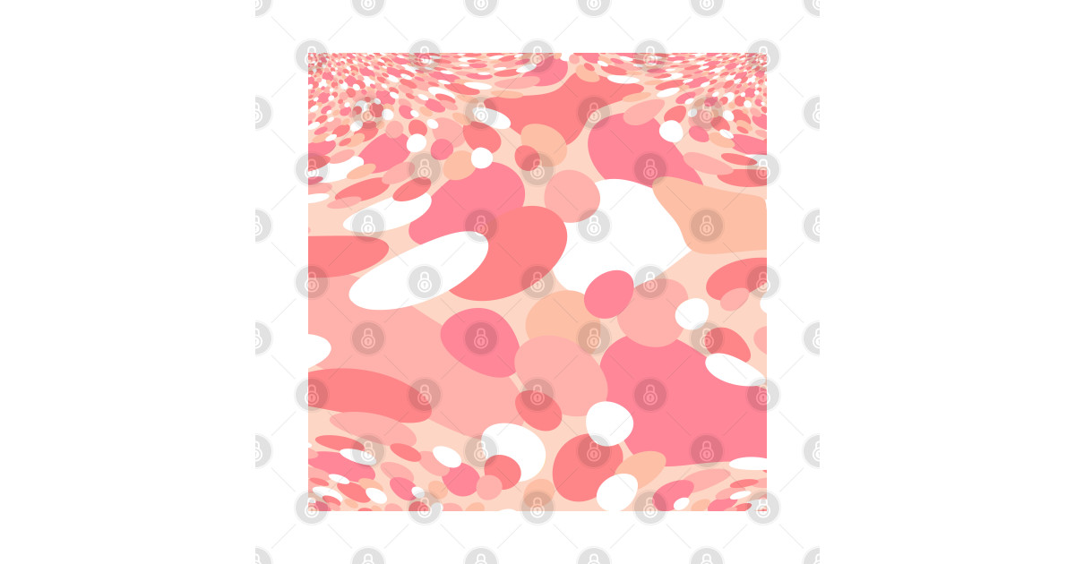 60's Retro Groovy Dots in Blush Pink and White - Abstract - Pyschedelic ...