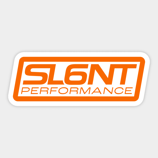 Slant 6 Performance (Orange) - Slant 6 - Sticker | TeePublic
