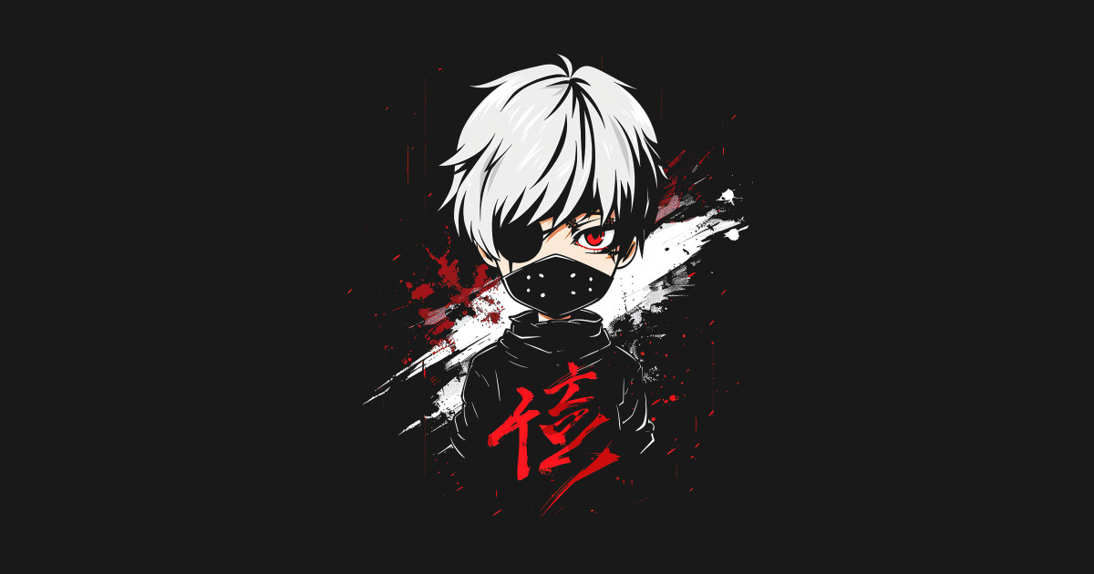 Tokyo Ghoul Ken Kaneki White Hair - Tokyo Ghoul - T-Shirt | TeePublic