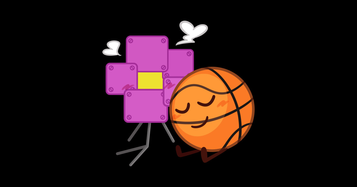 Robot Flower x Basketball - Tpot - Sticker | TeePublic