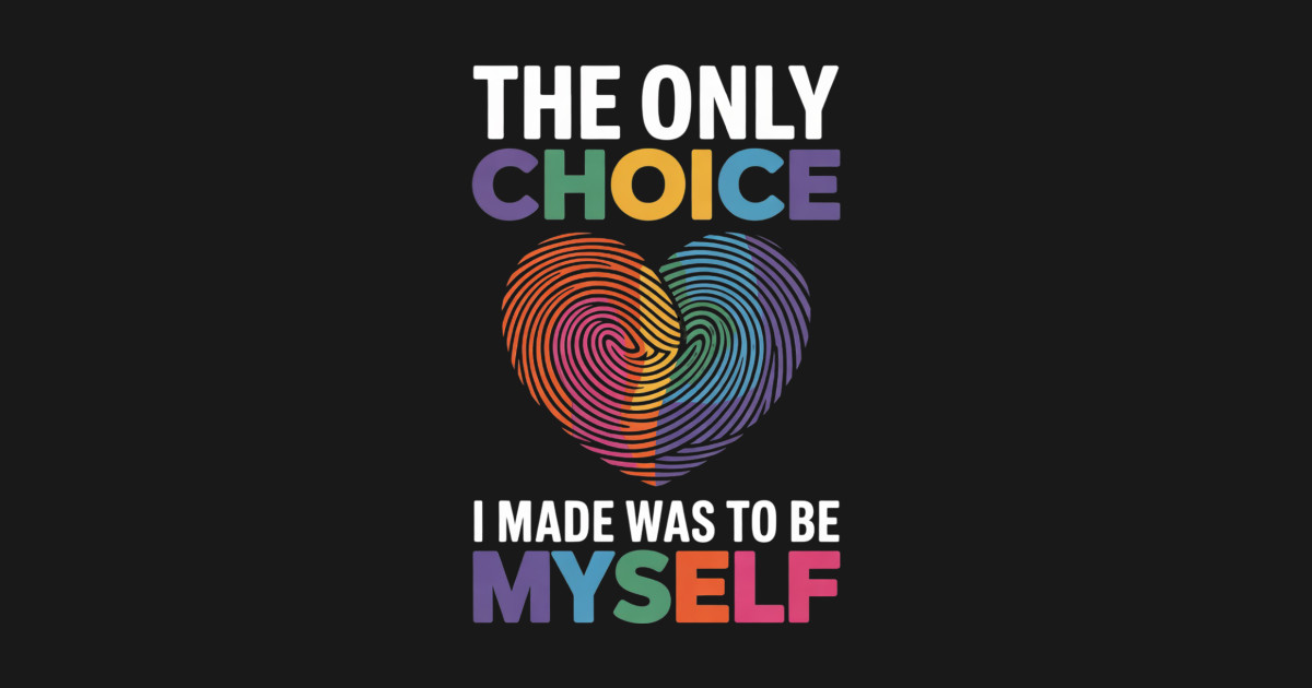 Rainbow Choice LGBTQ Gay Pride Lesbian Homosexual Tolerance - Rainbow ...