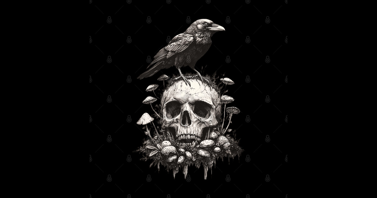 Raven’s Throne: The Circle of Life and Decay - Raven - Sticker | TeePublic